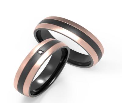 China Matte Black Titanium Fashion Men Jewelry Satin Finish Durable Couple Rings for sale