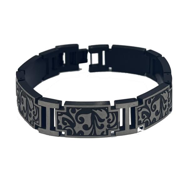 Quality Women Men Hollow Stainless Steel Bangle Talisman Vintage Amulet Witch Knot Bracelet for sale