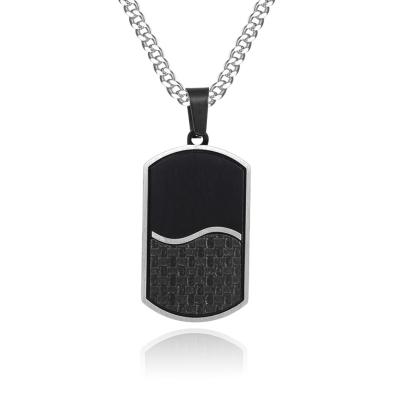 China 2025 Stocked Goods Square Shape Men's Pendants Men Necklace With Fast Shipping for sale