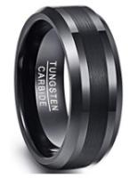 China Gold Pattern Men's Tungsten Carbide Wedding Ring Support Mould Making for sale