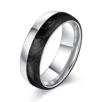 Quality 2025 New Arrival Plated Gold and Rose Gold Forged Carbon Fiber Wedding Bands for sale