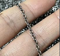 China Pure Titanium Custom Necklace OEM  Wholesale Hip Hop Man Titanium Fashion Jewelry Fine Venetian Chain for sale