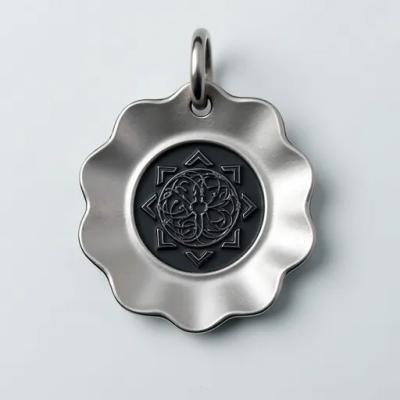 China Trendy Men's Pendant:Metal black blocking,easy to layer/wear alone for sale