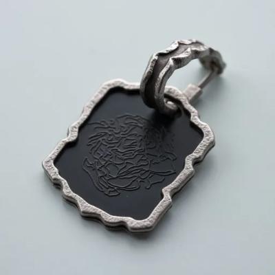 China Retro Pattern Men's Pendant Necklace:Timeless Elegance for Gentleman for sale