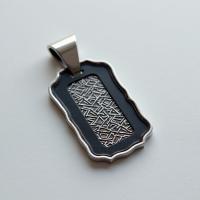 China Custom Classic Pattern Stainless Steel Men's Pendant for sale