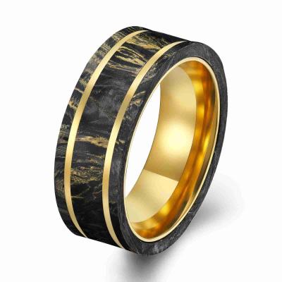China Designer Forged Carbon Fiber Rings | Custom Colors | Wholesale for sale