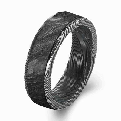 China Forged Carbon Fiber Daily Ring | Ultra-Light + Skin-Friendly for sale