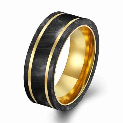 China OEM Forged Carbon Fiber Wedding Bands | Custom Colors ang Bulk Pricing for sale