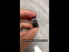 newly launched forged carbon fiber wedding bands plated gold and rose gold men's jewelry for engagem
