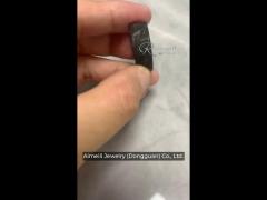 guangdong manufacturer forged carbon fiber wedding bands and carbon fiber jewelry perfect gift for m