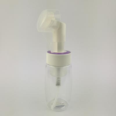 China 120ml clear foaming hand soap dispenser for cleanser and mousse 43mm for sale