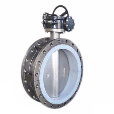 China STAINLESS STEEL SS304 SS316 CONCENTRIC DOUBLE FLANGE BUTTERFLY VALVE BKVALVE for sale