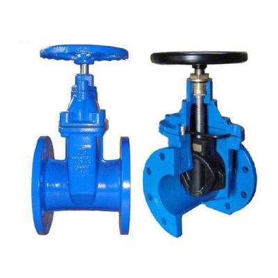 China BKVALVE DIN 3352 F4 CAST STEEL DUCTILE IRON RESILIENT SEATED FLANGED GATE VALVES for sale