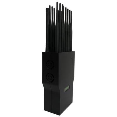 China Mobile Phone Signal Handheld 5G JAMMER Mobile phone Jammer Wifi Jammer GPS Lojack jammer 3.0 Hours Battery 16000mAh for sale