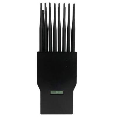 China Mobile Phone Signal Handheld 5G JAMMER Mobile phone Jammer Wifi Jammer GPS Lojack jammer 3.0 Hours Battery 16000mAh for sale