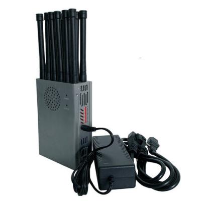 China Mobile Phone  Signal jammer 12.0W 5G Phone Jammer Temperature Lower than 40℃ Work 4.0 Hours,12000mAH Battery for sale