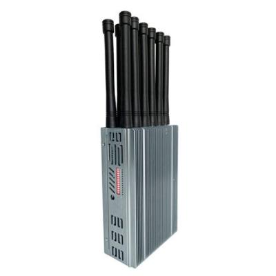 China Mobile Phone  Signal jammer 12.0W 5G Phone Jammer Temperature Lower than 40℃ Work 4.0 Hours,12000mAH Battery for sale