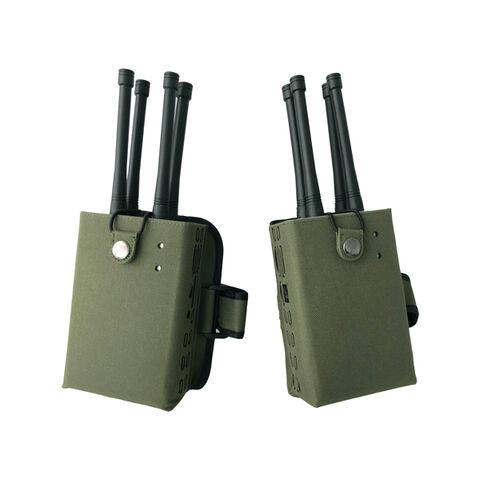 Mobile Phone Signal Handheld 5G Jammer Mobile Phone Jammer Remote Control Jammer 4 Bands 8-10W Per Band 2 x PCB-2040