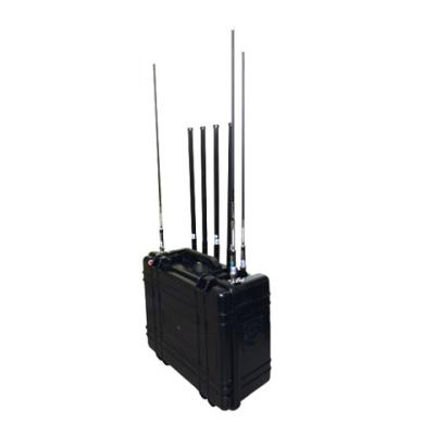 China Signal Jammer High-output Power 95W Up to 150m Mobile Phone Jammer + WiFi /GPS/ VHF UHF/ 4G Jammer for sale