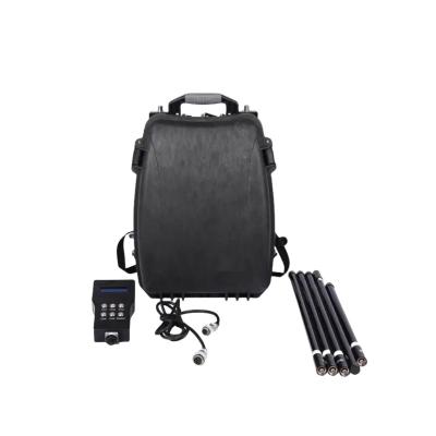 China 50W Customized 8-Channel Backpack-Type Anti Drone Systems with Battery Level Screen for UAV Countermeasures for sale