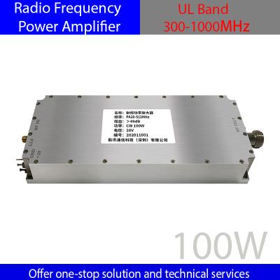 China Integration 100W RF Power Amplifier – 80°C Temperature Protection for EMC Testing Signal Amplification in UV Band 20-512MHz for sale