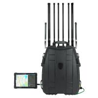 China Portable Backpack Drone Detection and Jamming Device 100-2000m Range Multi-Band for sale