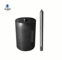 China High Purity Graphite Casting Crucible and Stopper for Top Cast Machine 2000C for sale