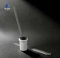China Transparent Quartz Stirring Rod 10mm x 400mm High Temperature 2000C for sale