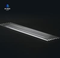 China Transparent Quartz Stirring Rod 10mm x 400mm High Temperature 2000C for sale