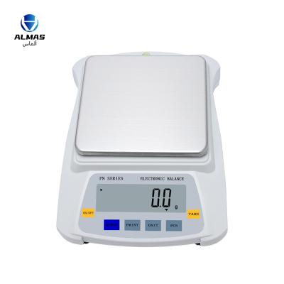 China Precision Jewelry Scale with 1.5kg/0.01g Capacity, 155mm*146mm Platform, and 6v Battery + 12v Adapter for sale
