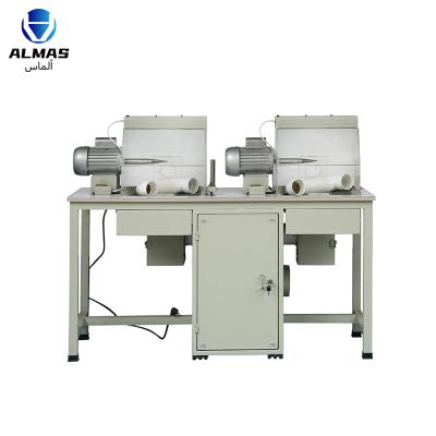 China Two-Headed Buff Polishing Machine with 550W Motor Power, 2800r/min Speed, and 750W Sucking Power for Jewelry for sale