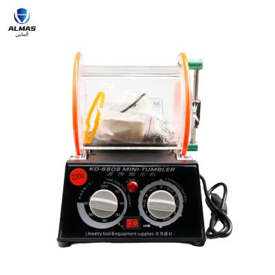 China Mini Single Barrel Rotary Tumbler Steel Ball Polishing Machine for Jewelry for sale