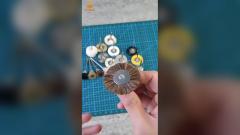 High-Precision Polishing Cloth Wheel with Handle for Jewelry Finishing