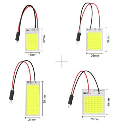 Cina Il pannello FS08 ha condotto la cupola che legge la PANNOCCHIA leggera 18 della lampada della mappa 24 36 luci interne dell'automobile 48SMD in vendita