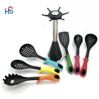 Quality ISO9001/BSCI Certified TPR Handle Silicone Kitchen Utensils Cooking Accessories for sale