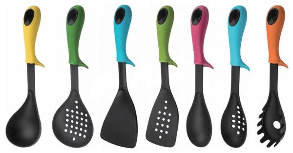 Quality ISO9001/BSCI Certified TPR Handle Silicone Kitchen Utensils Cooking Accessories for sale