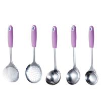 China 6-Piece Coloured Cookware Set for Classical Cooking Tools in Carousel Kitchen Utensils for sale