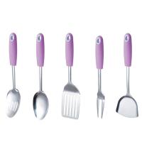 China 6-Piece Coloured Cookware Set for Classical Cooking Tools in Carousel Kitchen Utensils for sale