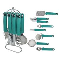 China ABS Handle Fruit Vegetable Tools Kitchen Accessories Cookware Sets for sale