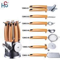 China ABS Handle Fruit Vegetable Tools Kitchen Accessories Cookware Sets for sale