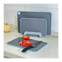 Quality Multipurpose 3 Piece Set Indexed Cutting Boards with Grooves BPA Free Non Slip for sale