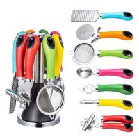 China Stainless Steel Cooking Tools Set Latest Multifunction Smart Houseware Kitchen Gadget for sale
