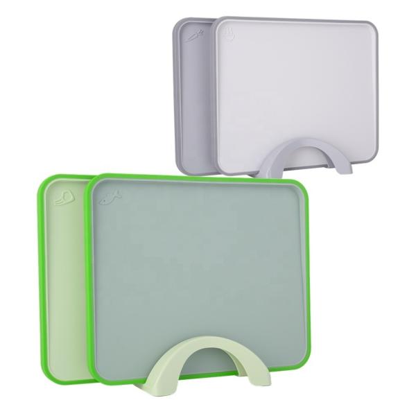 Quality PP Reversible Large Kitchen Chopping Board with Easy Grip Handle and Deep Juice Grooves for sale
