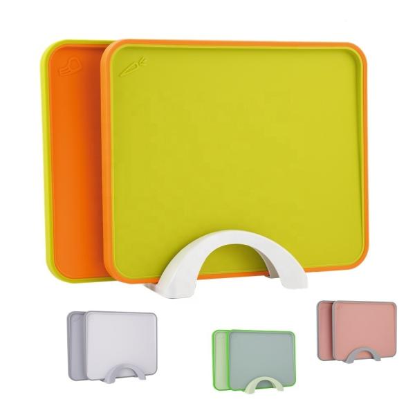 Quality PP Reversible Large Kitchen Chopping Board with Easy Grip Handle and Deep Juice for sale