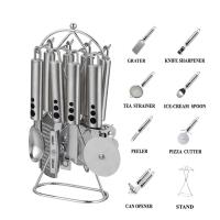 China ISO9001/LFGB Certified Smart Kitchen Tools Can Opener/Garlic Press Multi Function Bar for sale