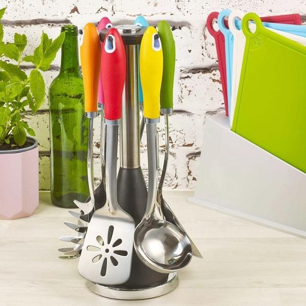 Quality Metal Type Stainless Steel Utensil Set for Sustainable Retro Kitchen Cooking for sale