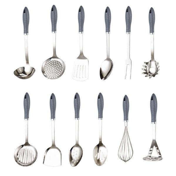 Quality Metal Type Stainless Steel Utensil Set for Sustainable Retro Kitchen Cooking for sale