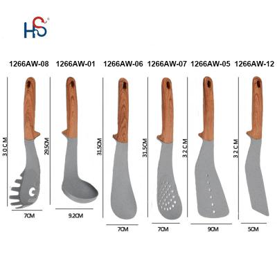 Cina Scelta dello spazio della stanza di supporto utensili da cucina in legno da 6 pezzi per utensili da cucina classici in vendita