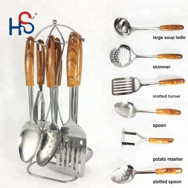 Quality Stainless Steel Kitchen Utensils Set Non-stick Cooking Tools for Any Colorful for sale