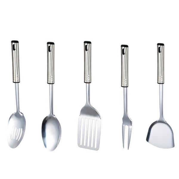 Quality S/S 201 Handle Stainless Steel Utensilios De Cocina Kitchen Cooking Set Utensil for sale